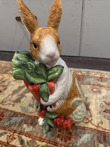 Corner Ruby Easter Spring Collection Bunny Rabbit Carrots ~16” HTF Fast ...