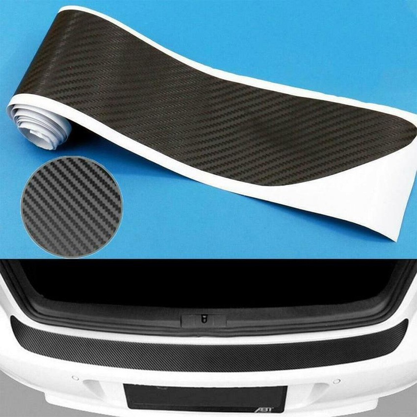 Self adhesive 104cm Auto Wear-resistant Car Rear Bumper Sticker Carbon ...
