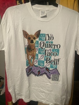 Vintage Unreleased Taco Bell Promo Shirt Wild Oats Tag Size XL | eBay