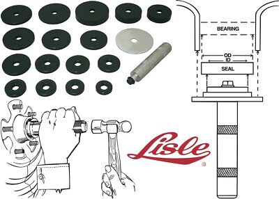 Lisle 24800 Seal Driver Tool Kit Quickly Drives Seals Without Damage ...
