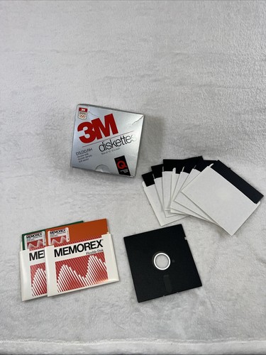 5 1/4 Inch Floppy Disks Lot 3M And Memorex DS DD RH | eBay