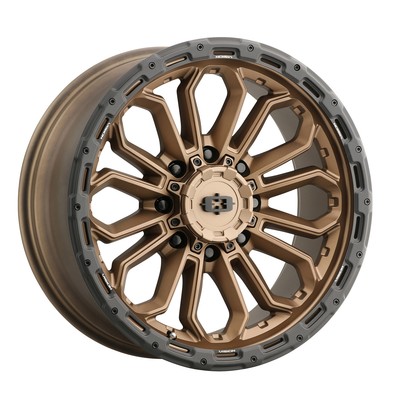 2 New Vision Korupt 17x9 8-170 -12 Satin Bronze Satin Black Lip Wheels ...