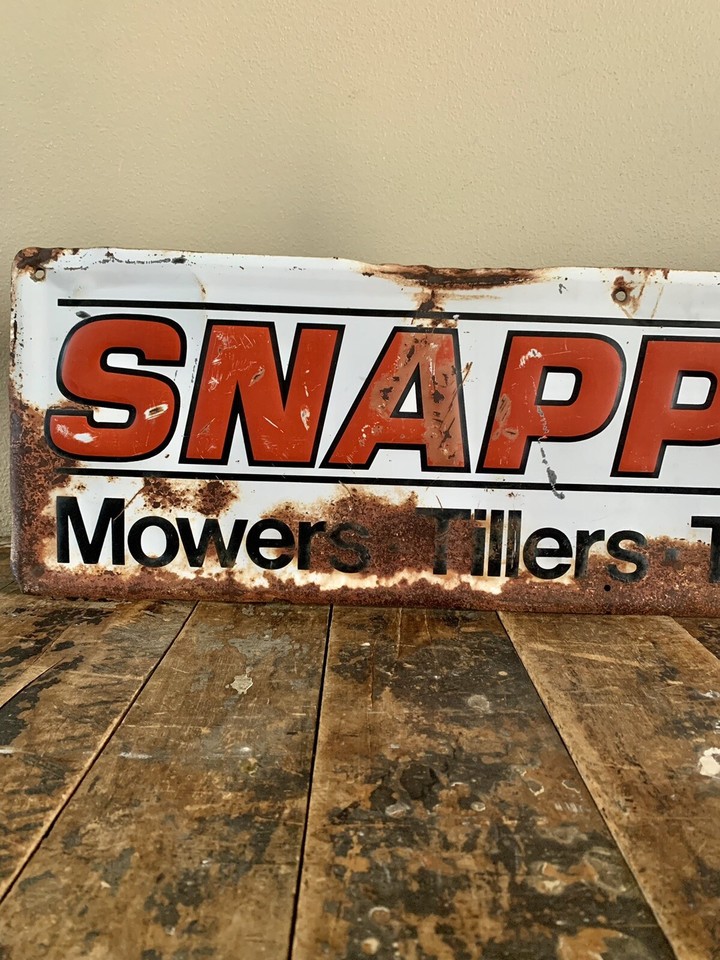 Vintage Original Snapper Mowers Tillers Tractors Heavy Embossed ...
