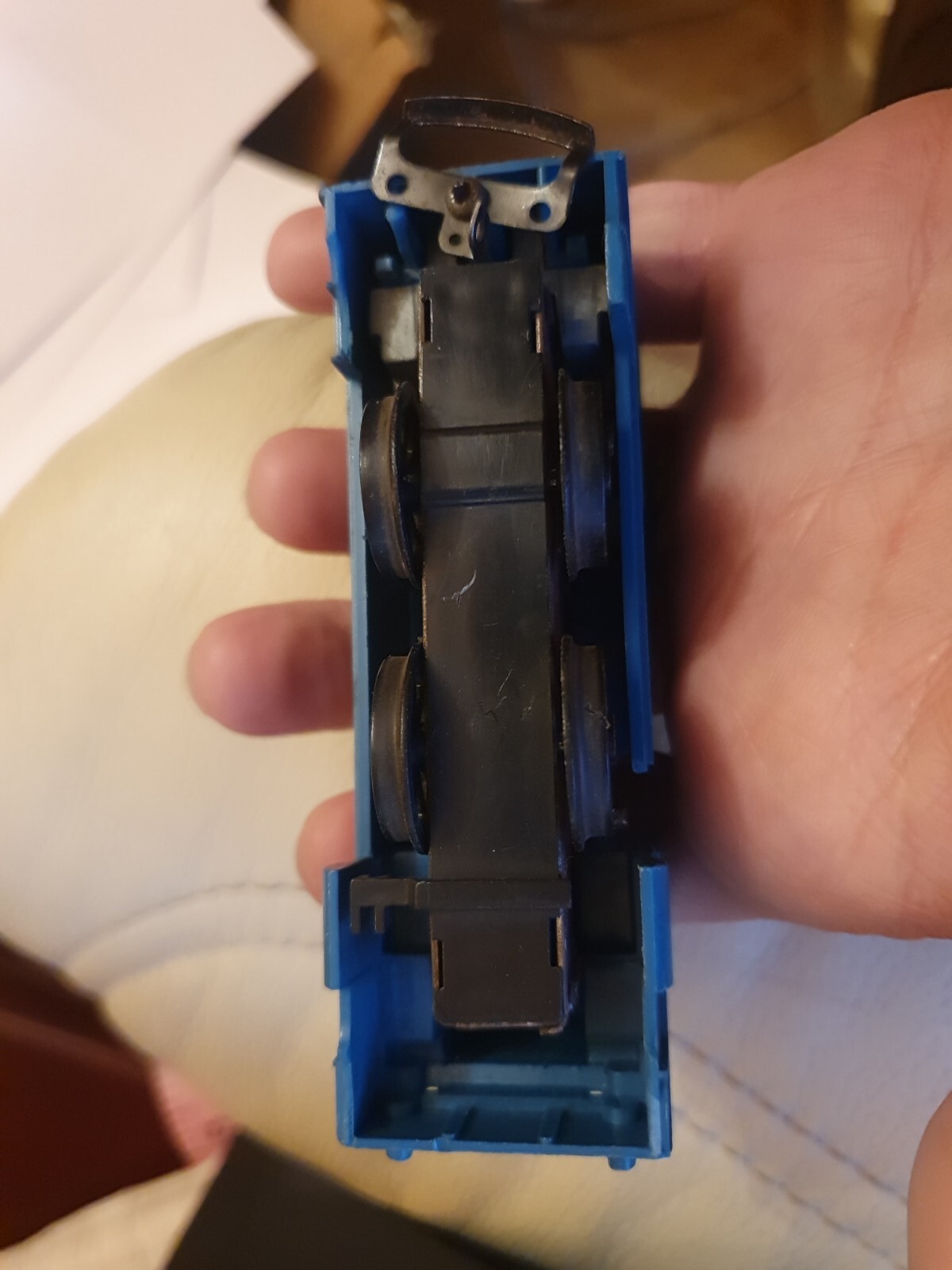 TRIANG HORNBY TRAIN SET R660 CLOCKWORK BLUE 0-4-0 CONTINENTAL TANK ...