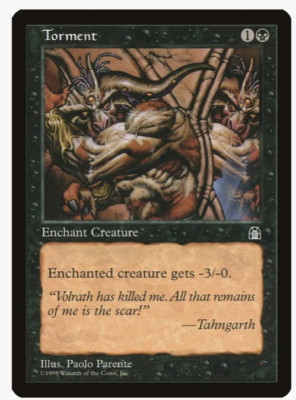 Torment Vintage Magic the Gathering (x4) Stronghold | eBay