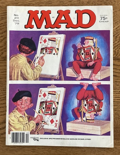 Vintage MAD Magazine No.211 Dec. 1979 Featuring "The China Syndrome ...