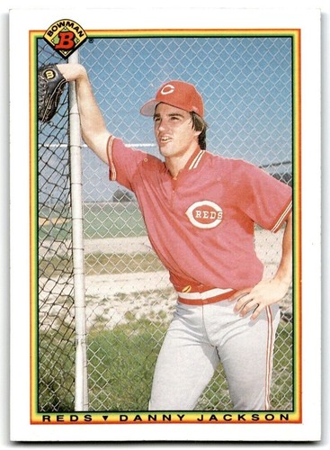 1990 Bowman Baseball Card Danny Jackson Cincinnati Reds #44 | eBay