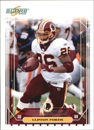 2006 Score Washington Redskins Football Card #277 Clinton Portis | eBay