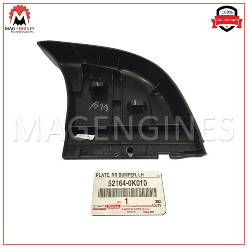 52164-0K010 GENUINE OEM PLATE, REAR BUMPER, LH 521640K010 | eBay