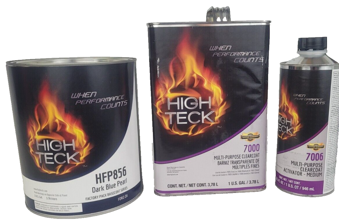 High Teck HFP856 Ford DX Dark Blue Pearl Basecoat Paint & 7000 ...