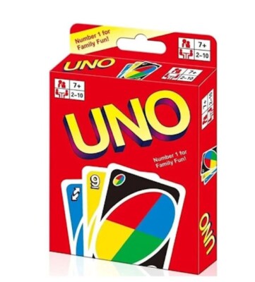 UNO - Classic Colour & Number Matching Card Game - 112 Cards - Gift For ...
