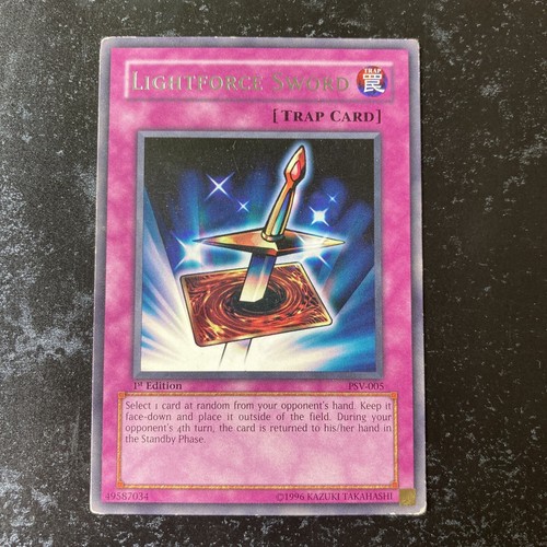 Lightforce Sword - PSV-005 - Rare 1st Edition Vintage Yu-Gi-Oh! card ...