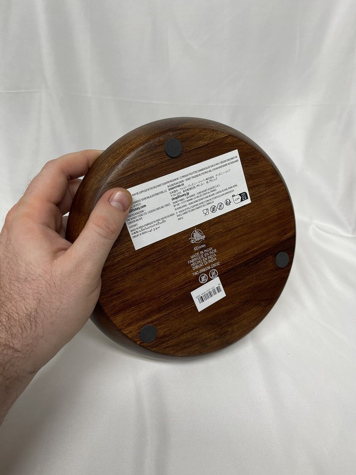 Disney Bruno Wooden Plate Encanto 9" Unique Design Decorative Tableware ...