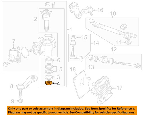 GM OEM 11-24 Sierra 2500 HD Steering Gear Linkage-Pitman Shaft Nut ...