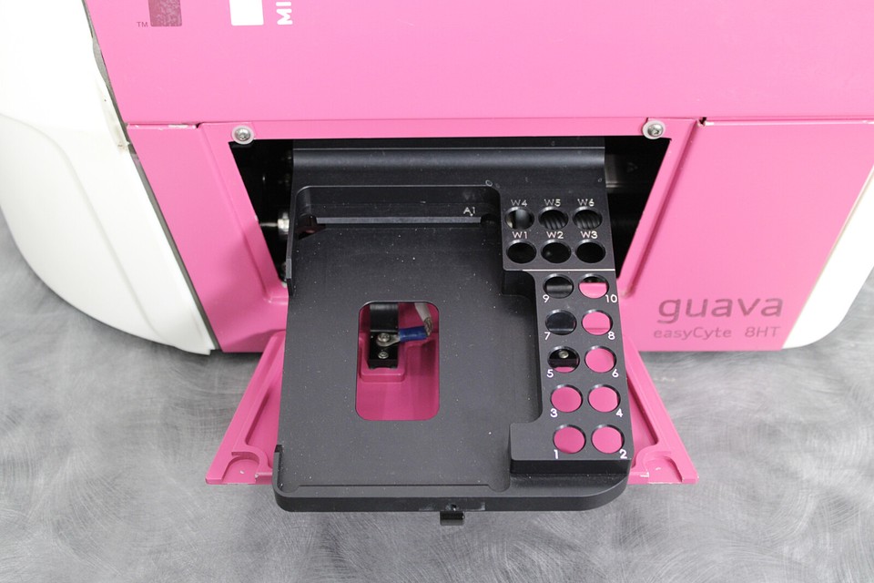 Millipore guava easyCyte 8HT High Throughput Flow Cytometer w/ Laptop ...
