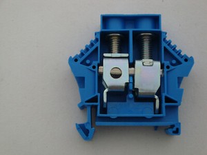 DIN Rail Mounted Compact Terminal Blue 35 sq mm 125A (5 pcs) | eBay