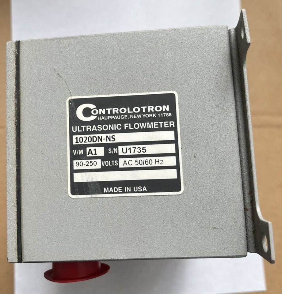 NEW CONTROLOTRON 1020N-NS WIDE BEAM CLAMP ON ULTRASONIC FLOWMETER ...