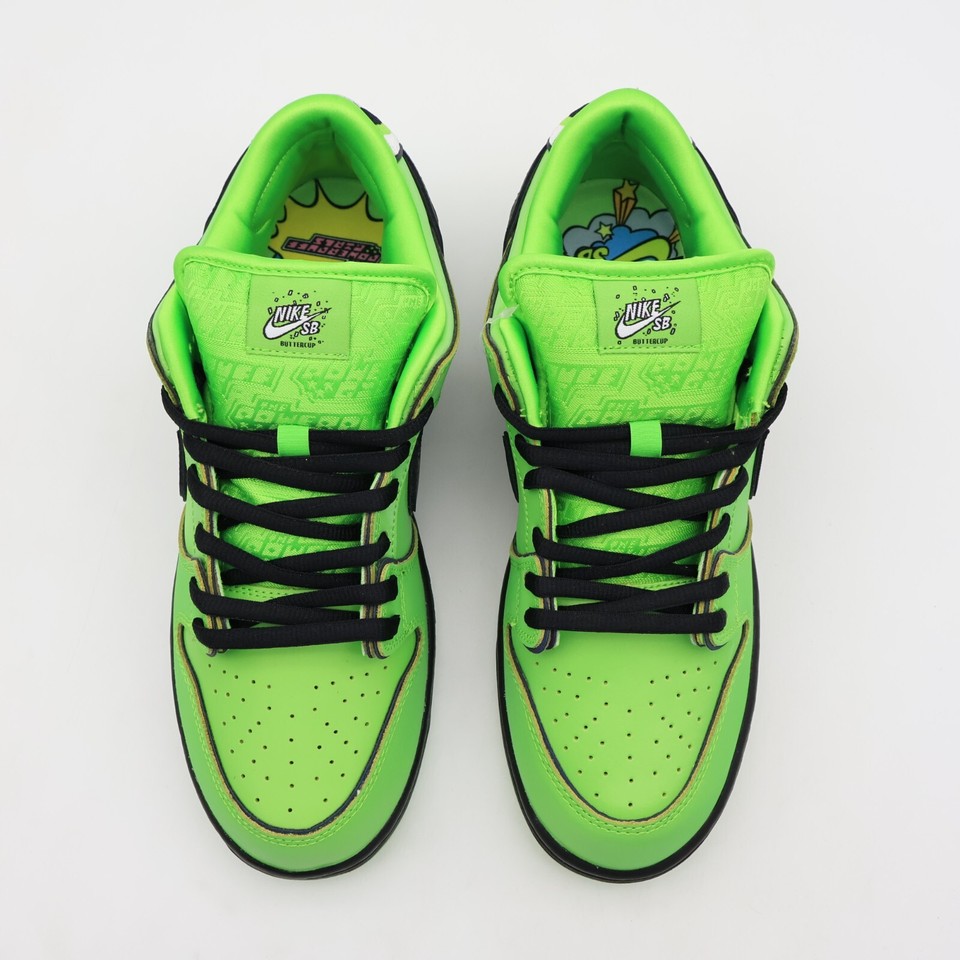 FZ8319-300 The Powerpuff Girls Nike SB Dunk Low Pro QS Buttercup (Men's ...
