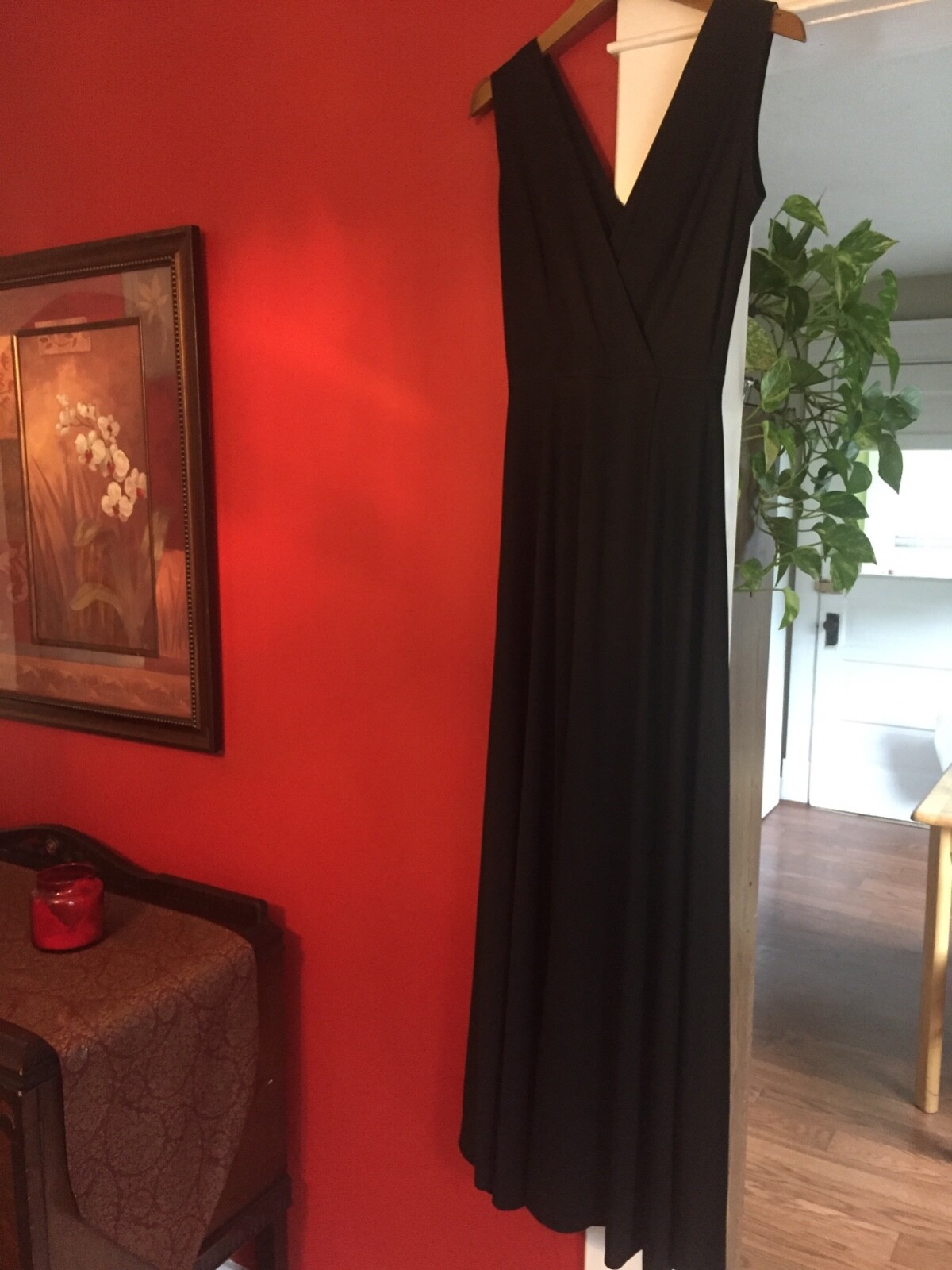Black Vintage Alison Ayres Original Gown size 8 - Gem