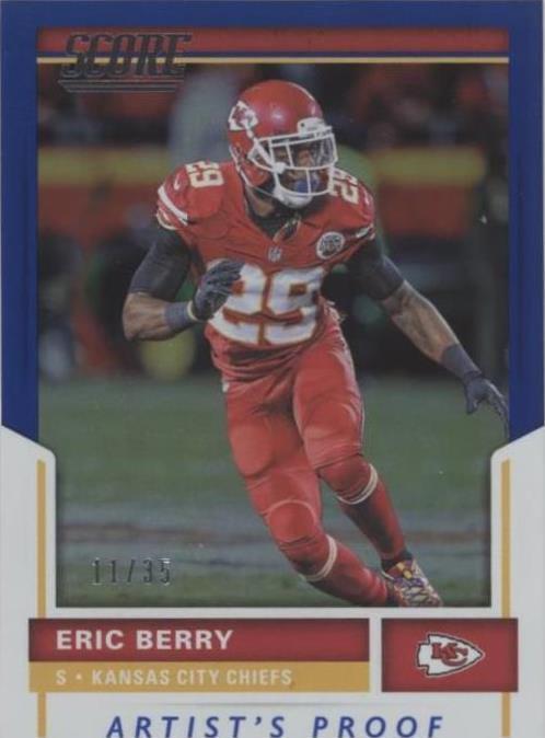 2017 Score - Eric Berry #256 Artist's Proof /35 for sale online | eBay