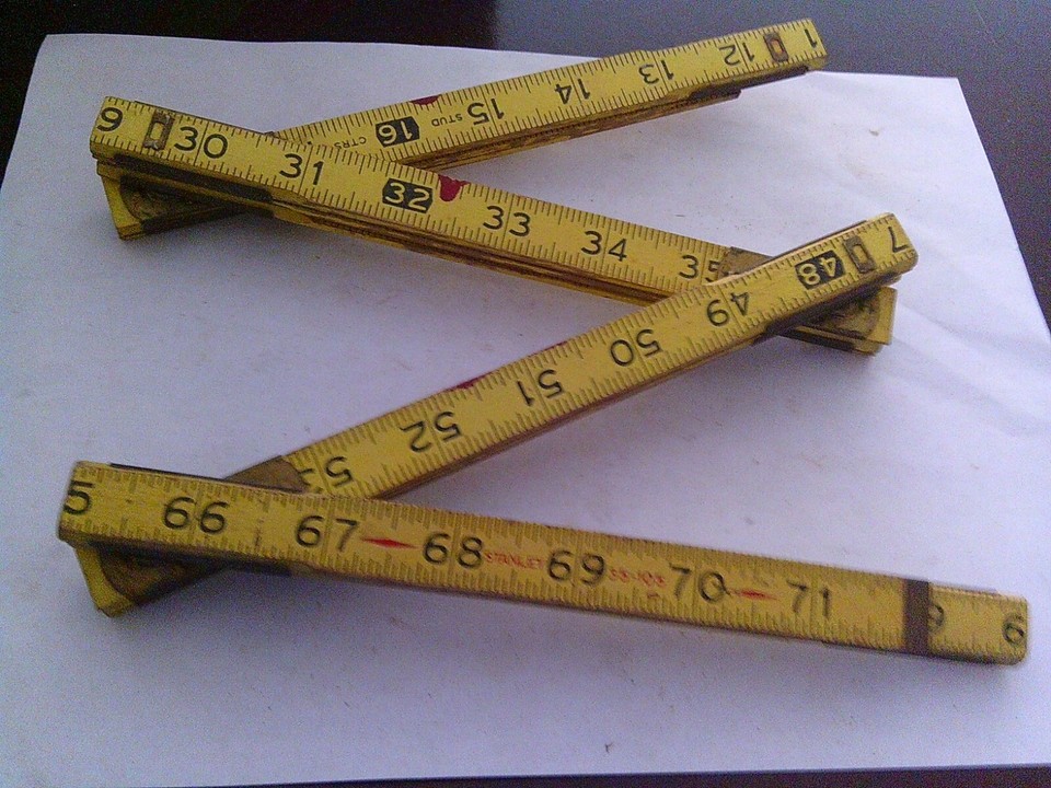 Stanley No. 35-105 6 Foot Folding Rule Made In USA | eBay