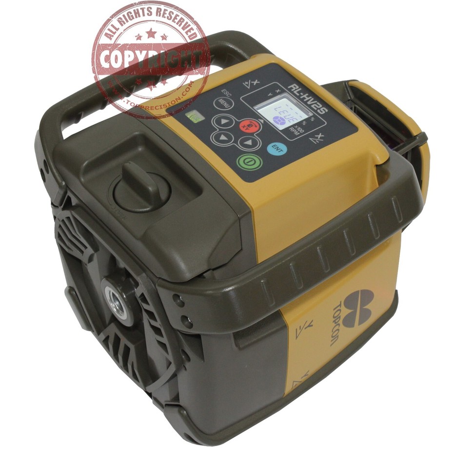 TOPCON RL-HV2S SELF LEVELING DUAL SLOPE ROTARY LASER LEVEL,GRADE ...