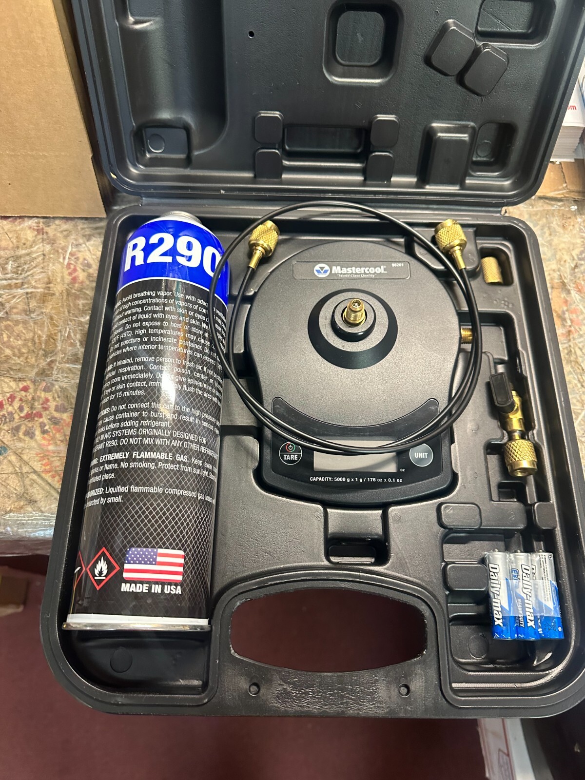 Mastercool 98202-A-290 High Precision Refrigerant R290 Charging Scale ...