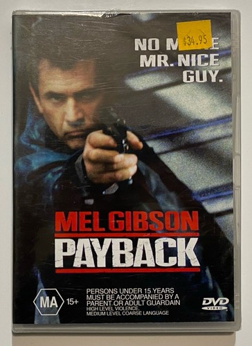 Payback DVD Mel Gibson Movie Film Action Thriller Revenge Region 4 Brand New 9325336001660| eBay