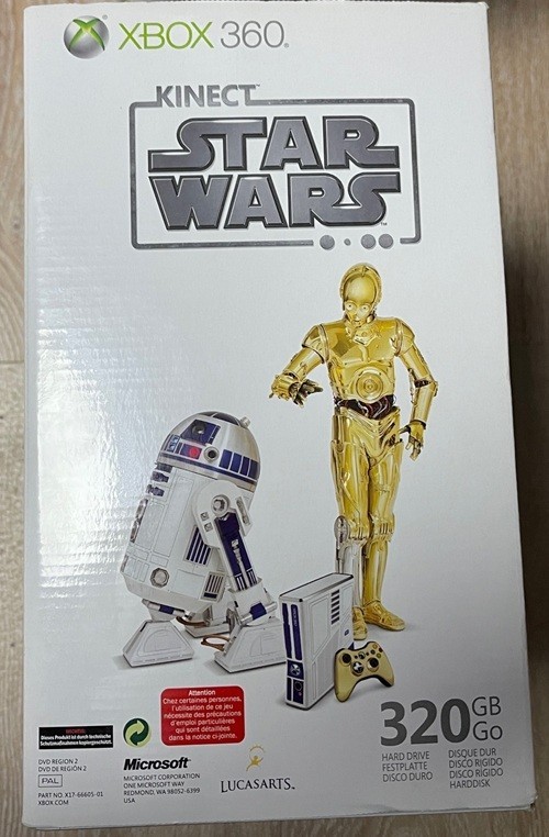 Microsoft Xbox 360 Limited Edition Kinect Star Wars Bundle + Spiele ...