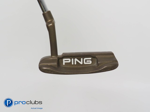 Ping Anser F Isoforce Brass 35" Putter - Original Ping Golf Pride USA ...