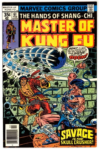 Master of Kung Fu (1974) #61 VF 8.0 First Appearance of Skull Crusher ...