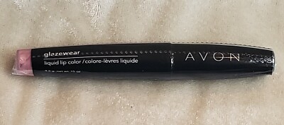 AVON Glazewear Liquid Lip Color gloss ICED PINK G200 .15 oz 4.5 g NEW ...