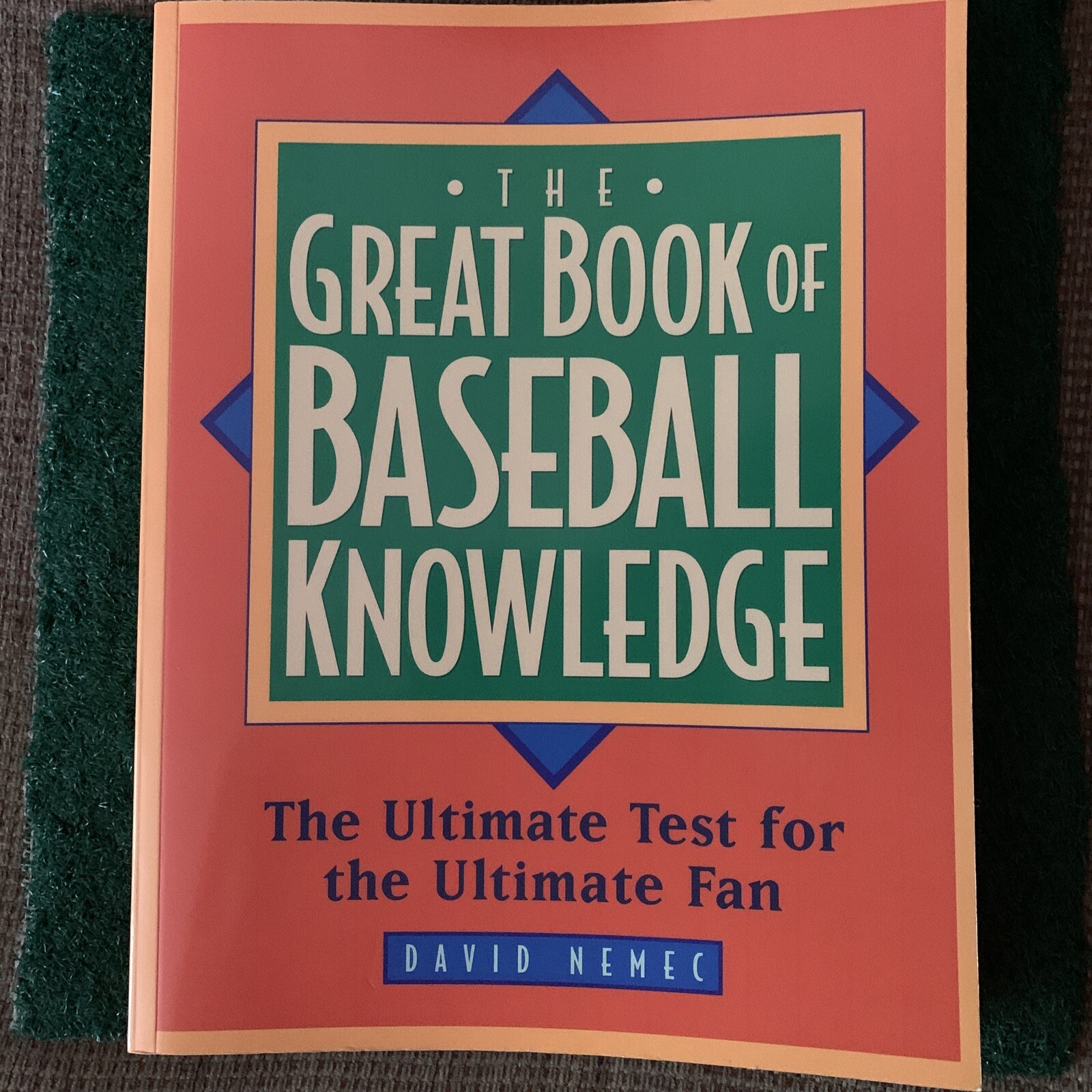 Great Book of Baseball Knowledge by David Nemec (1999, Trade Paperback ...