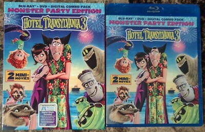 NEW Hotel Transylvania 3 Blu-ray DVD Digital Copy, 2018, 2-Disc Set w ...