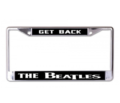 GET BACK THE BEATLES CHROME LICENSE PLATE FRAME | eBay