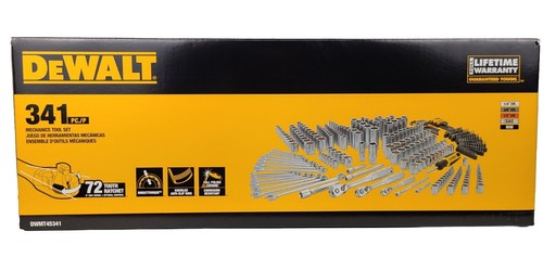 DeWALT 341 Piece Mechanics Tool Set DWMT45341-Sockets,Rachets,Wrenches ...