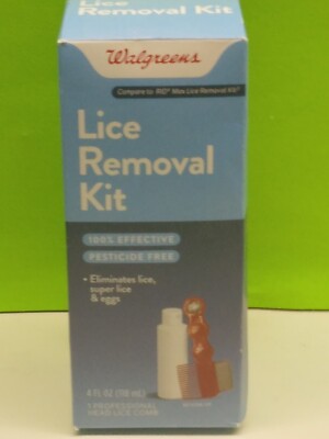 Walgreens Lice Removal Kit Pesticide Free 100% Effective 4 FL OZ (M) | eBay