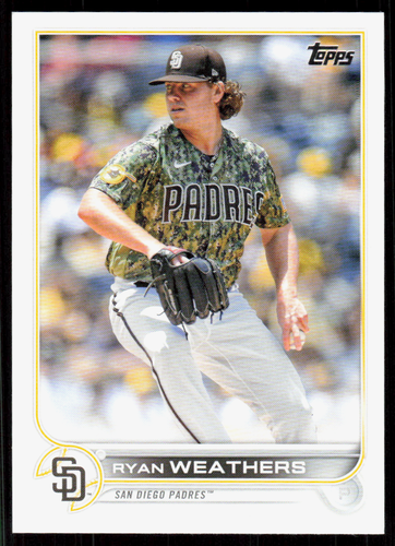 2022 Topps 70 Ryan Weathers San Diego Padres | eBay