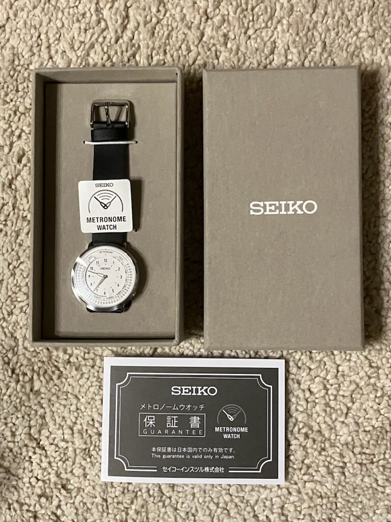 SEIKO Metronome Watch Standard Line Color Monotone SMW006A -New Japan ...