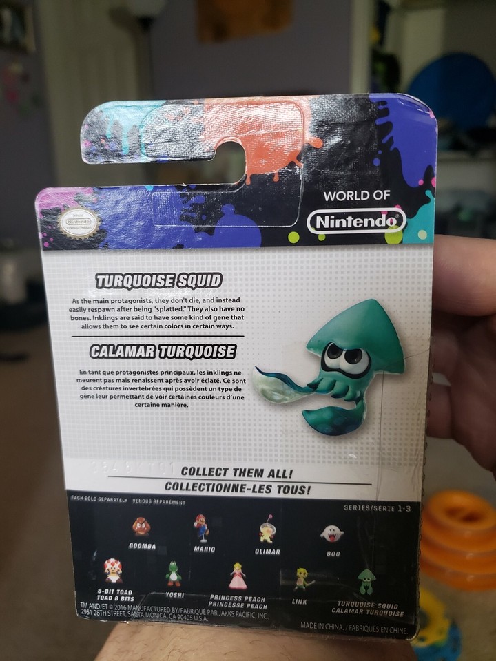 World of Nintendo Walgreens Exclusive Splatoon Turquoise Squid | eBay