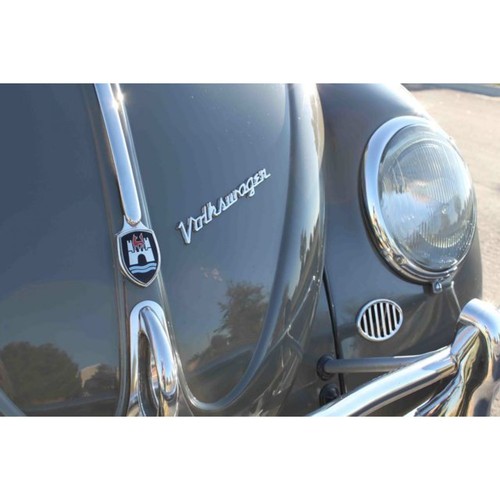 Vintage Style Chrome Volkswagen Script Emblem VW Bug Bus Ghia Type 1 ...