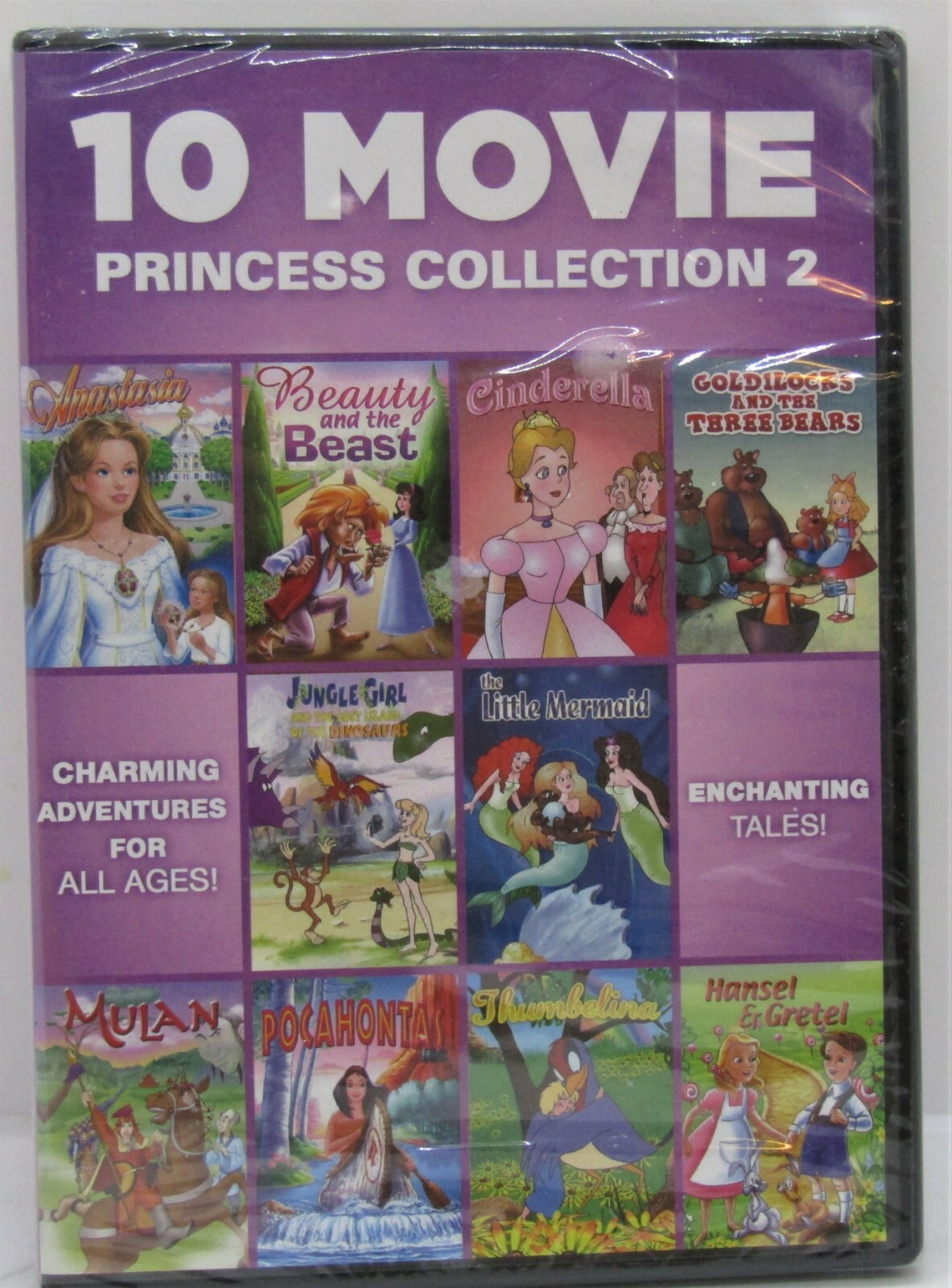 New 10 Movie Princess Collection 2 (DVD, 2014, 2-Disc Set). Factory ...
