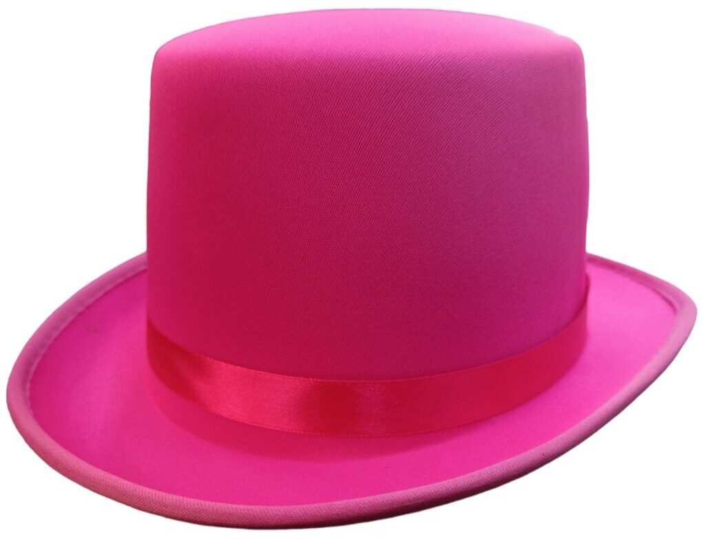 Pink Top Hat Bell Hat Victorian Steampunk Dance Halloween Fancy Dress Costume | eBay UK