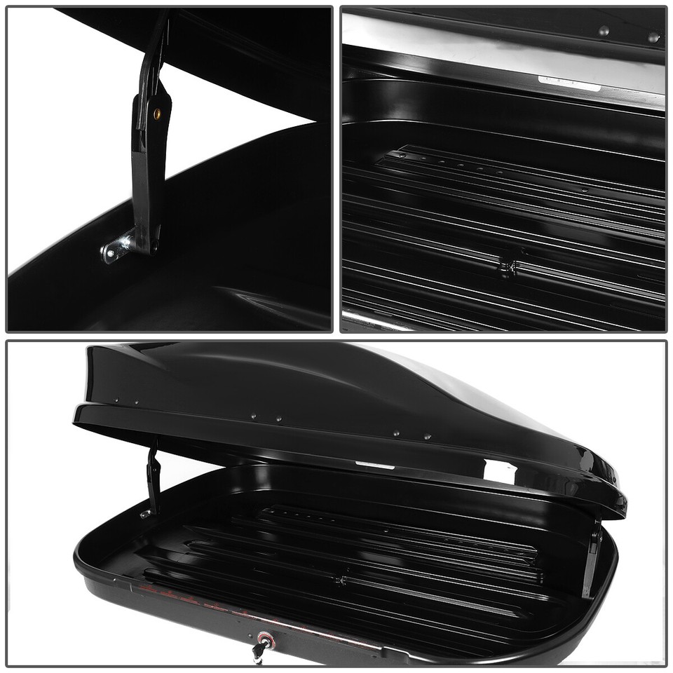 ROOF TOP CARGO STORAGE BOX BAGGAGE CARRIER W/120CM ADJUSTABLE ALUMINUM ...