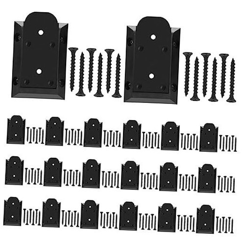 s Deck Railing Brackets Connectors, 2x4 Brackets for Railing Wood 20pc ...