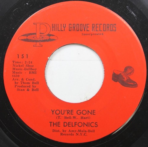 Soul 45 The Delfonics - You'Re Gone / I'M Sorry On Philly Groove ...