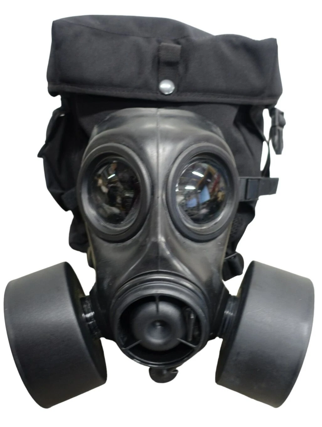 Avon FM12 Respirator Twin Port Gas Mask Sizes 1, 2, 3 Haversack and 2 x ...