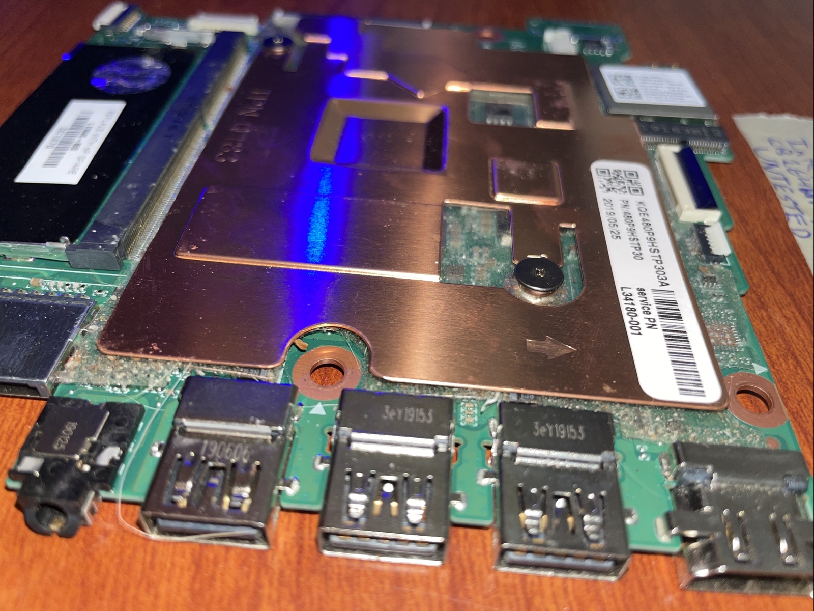 L65728-601 DA0P9CMB6C0 OEM HP MOTHERBOARD INTEL N4000 14-CB164WM AS-IS ...