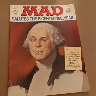 MAD MAGAZINE #181 - MARCH 1976 - BICENTENNIAL ISSUE Good condition ...