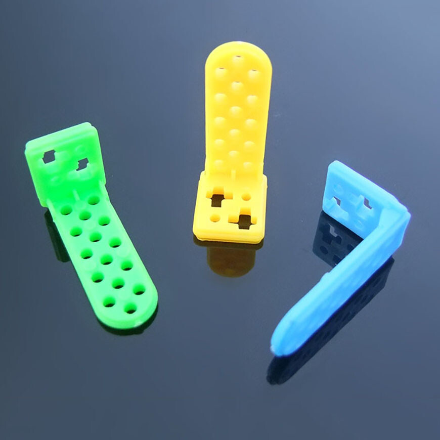 Plastic L-type Corner Bracket 30×12×15.3mm Fixing Support Angle Bracket ...